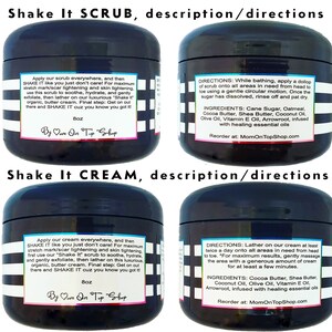 Save Big! Shake It Scrub+cream, After-pregnancy Multipurpose Organic ...