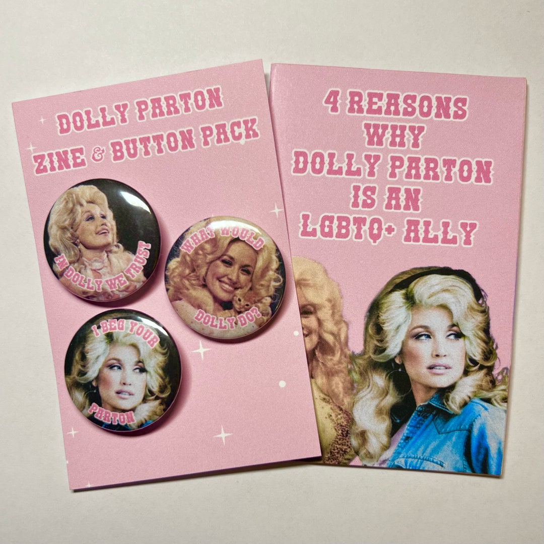 Dolly Parton Zine Button Pack - Etsy
