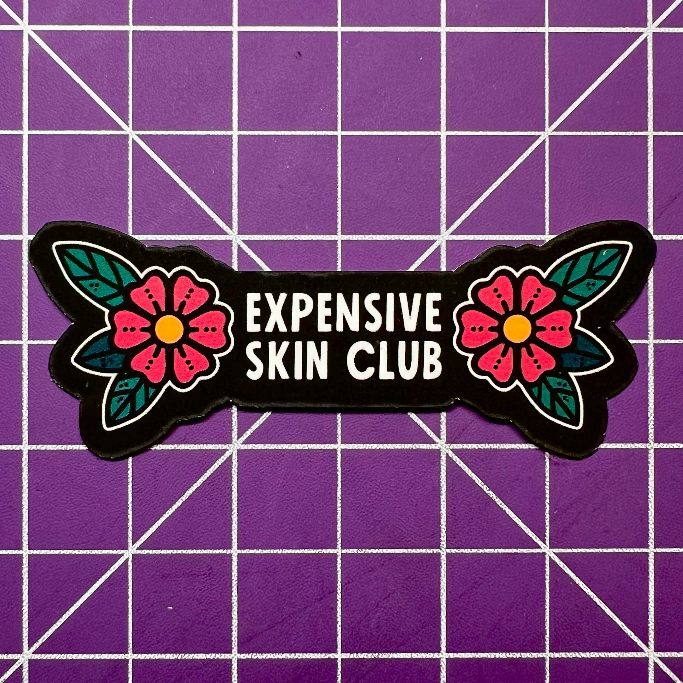 Expensive Skin Club Sticker Tattoo Flash Traditional Tattoo Old School ...