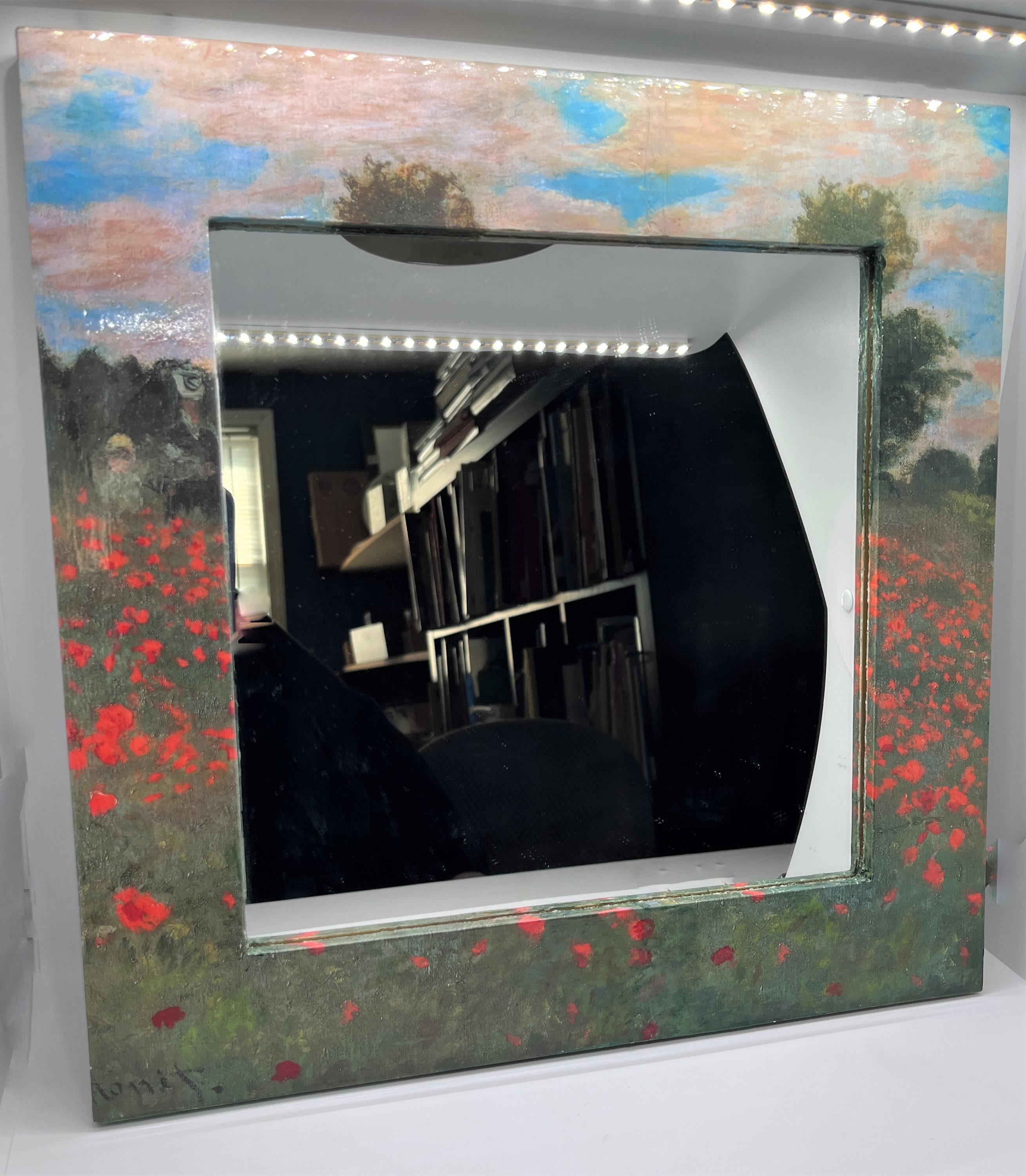 Original One of a Kind Upcycled Monet Mirror - Etsy