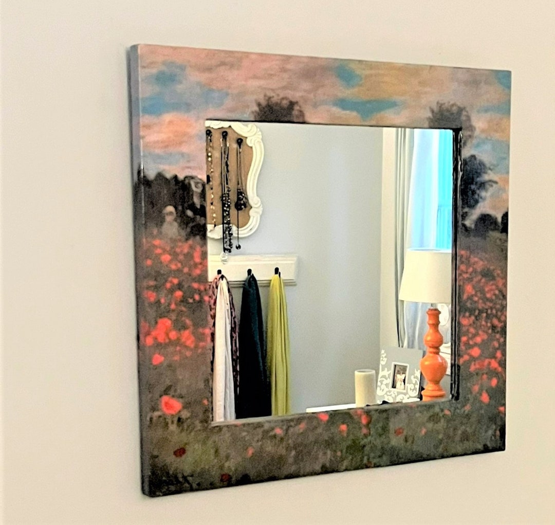 Original One of a Kind Upcycled Monet Mirror - Etsy