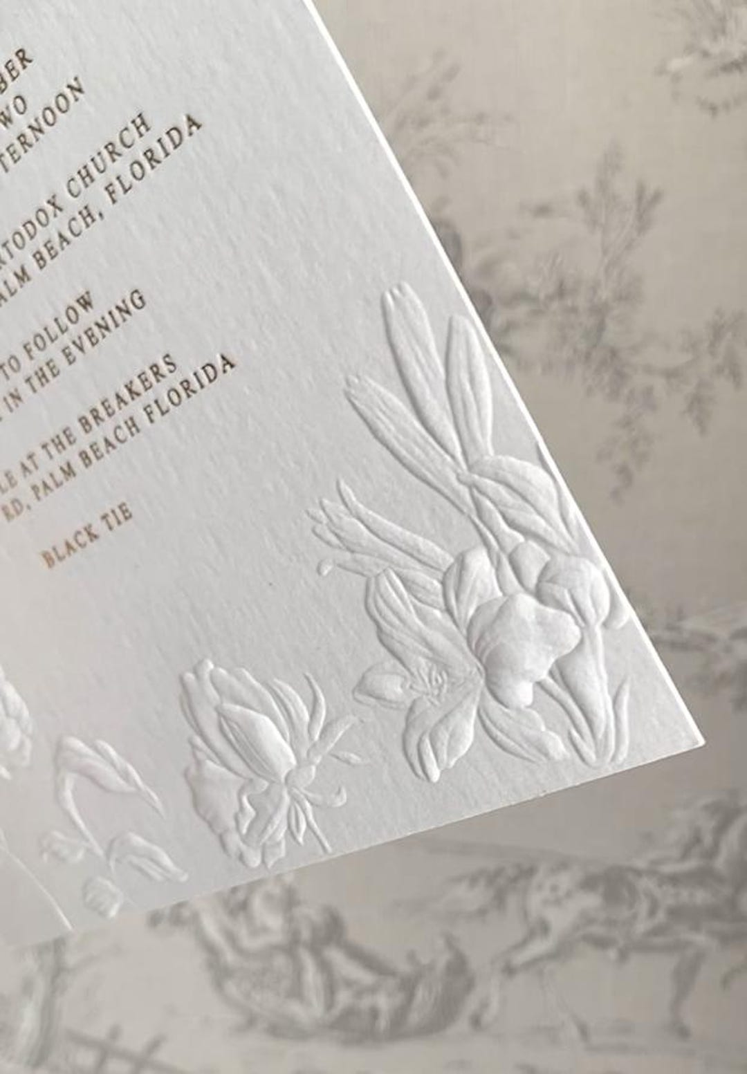 Sculpted Emboss, Sculpted Embossing, Sculpted Embossing Wedding ...