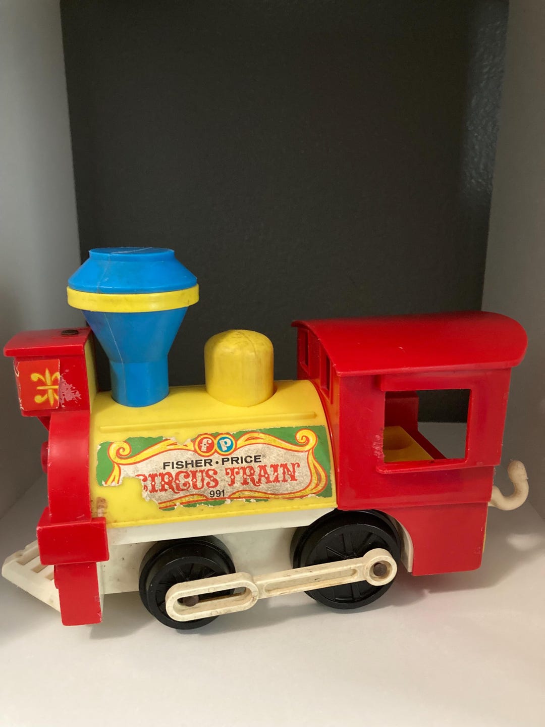 Vintage Fisher Price Circus Train Engine Car 991 - Etsy
