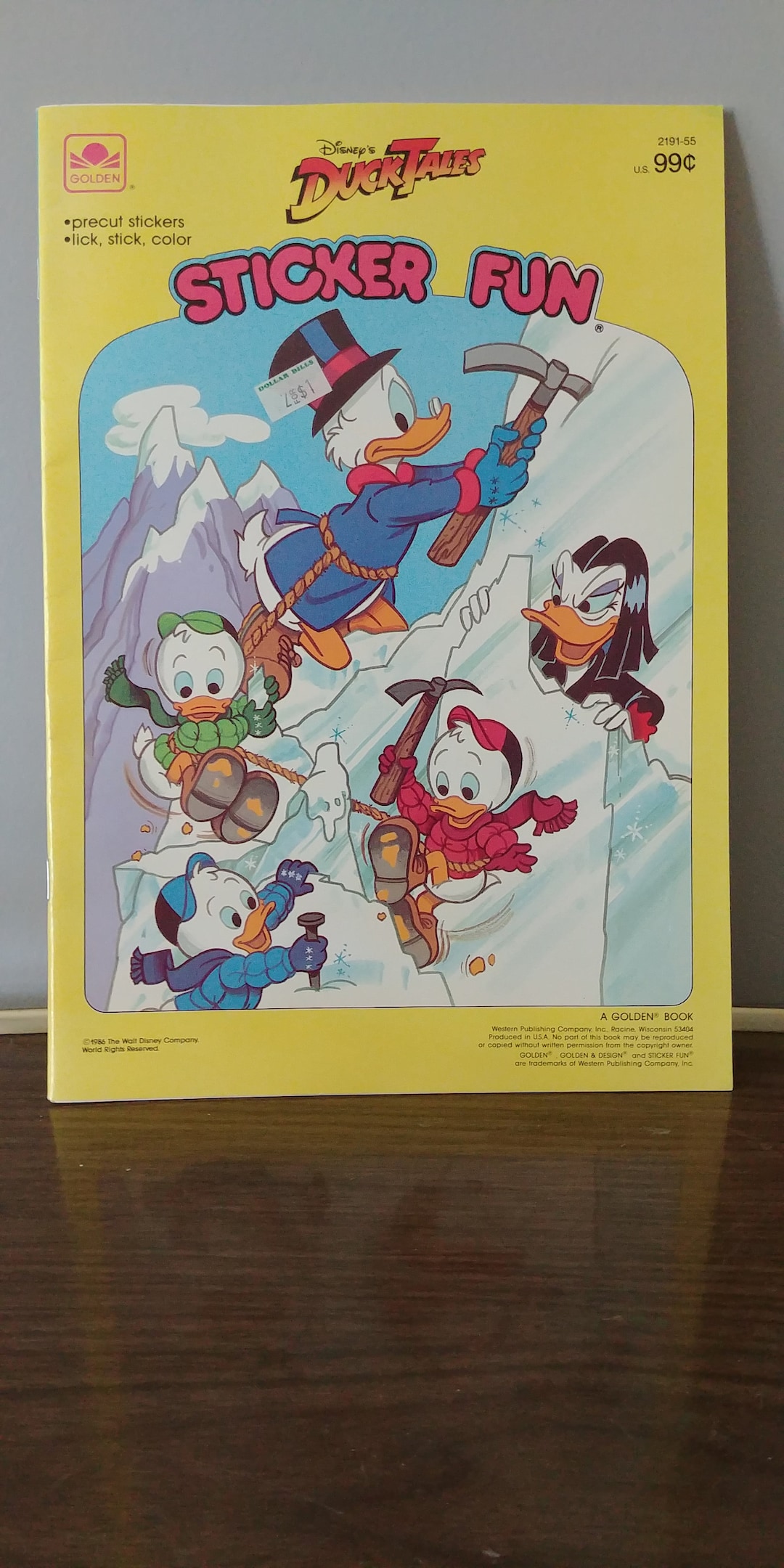 Vintage Walt Disney Ducktales Sticker Fun Book - Etsy