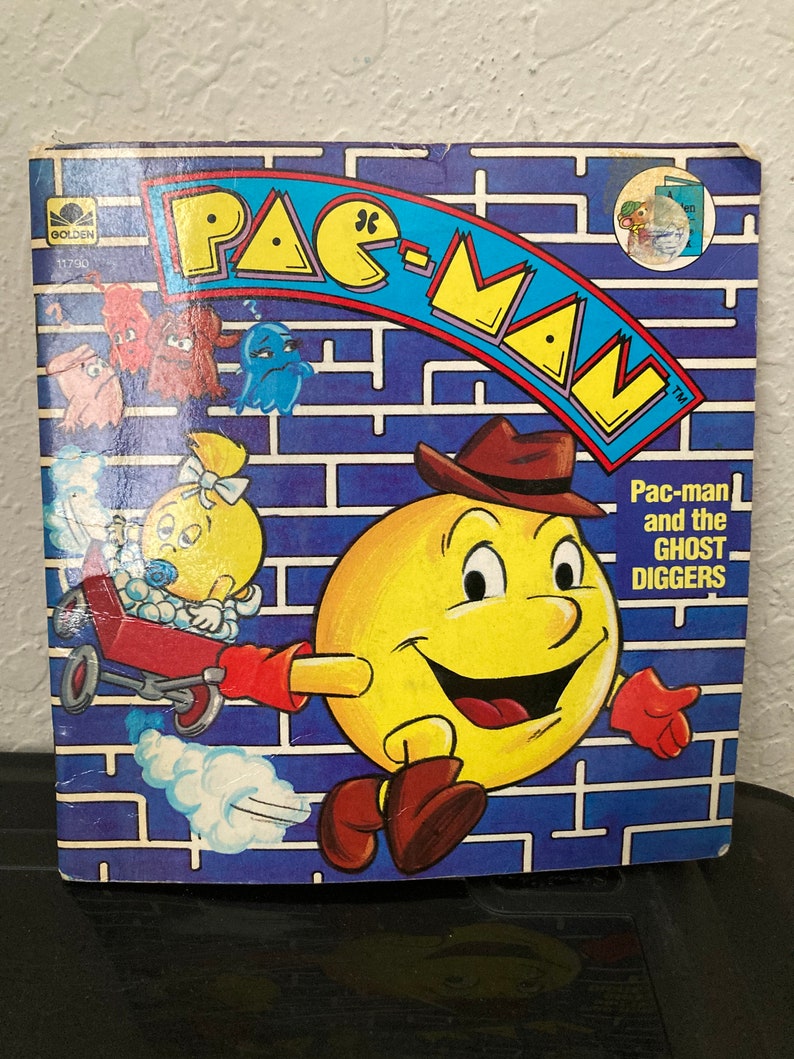 Vintage PAC Man and the Ghost Diggers Golden Book 1983 - Etsy
