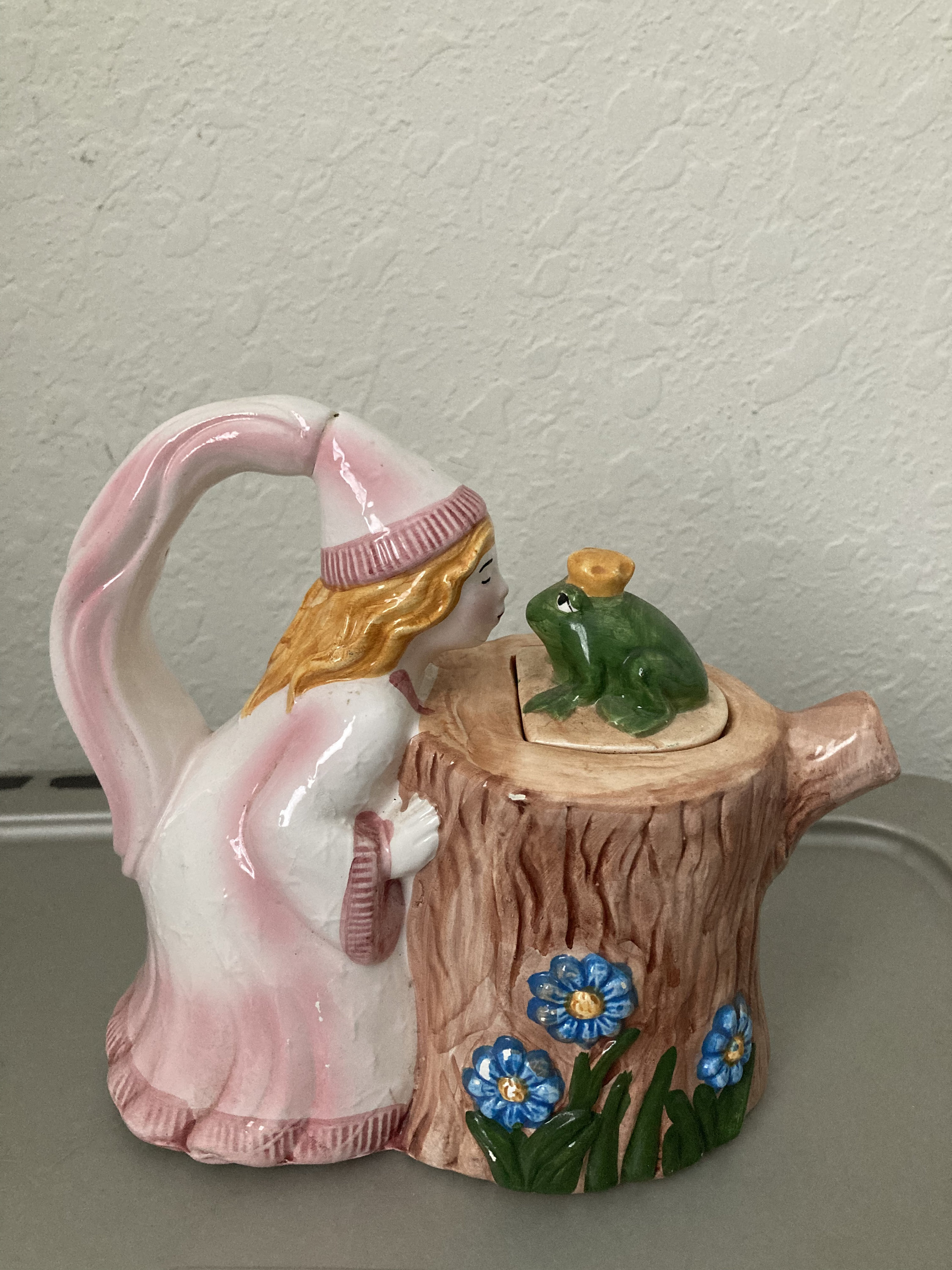 Vintage 1993 Clay Art San Francisco Princess Frog Teapot - Etsy