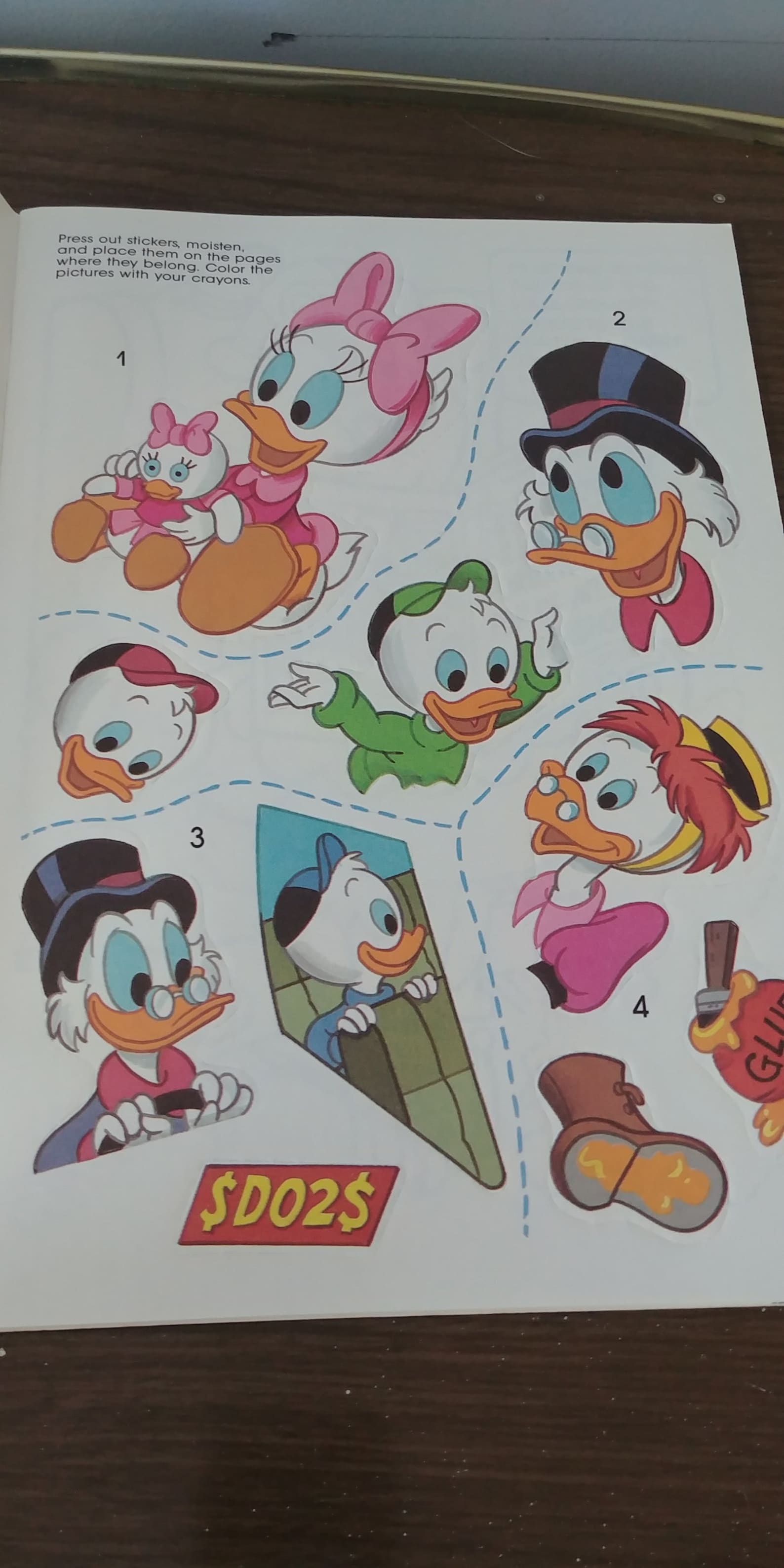 Vintage Walt Disney Ducktales Sticker Fun Book - Etsy