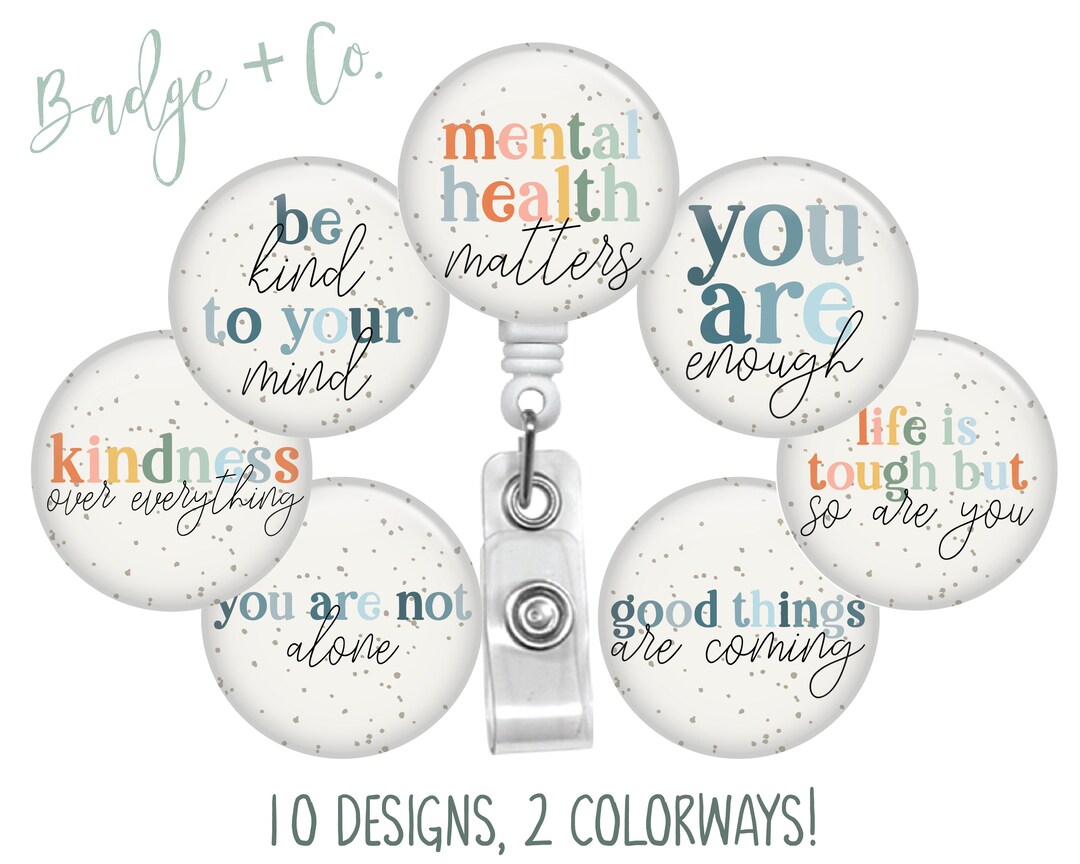 Mental Health Matters Badge Reel Mental Illness Awareness Encouragement ...