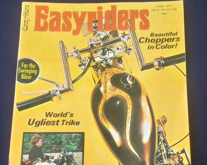 Easyriders Vol.1 Magazine, June, 1971 - Etsy