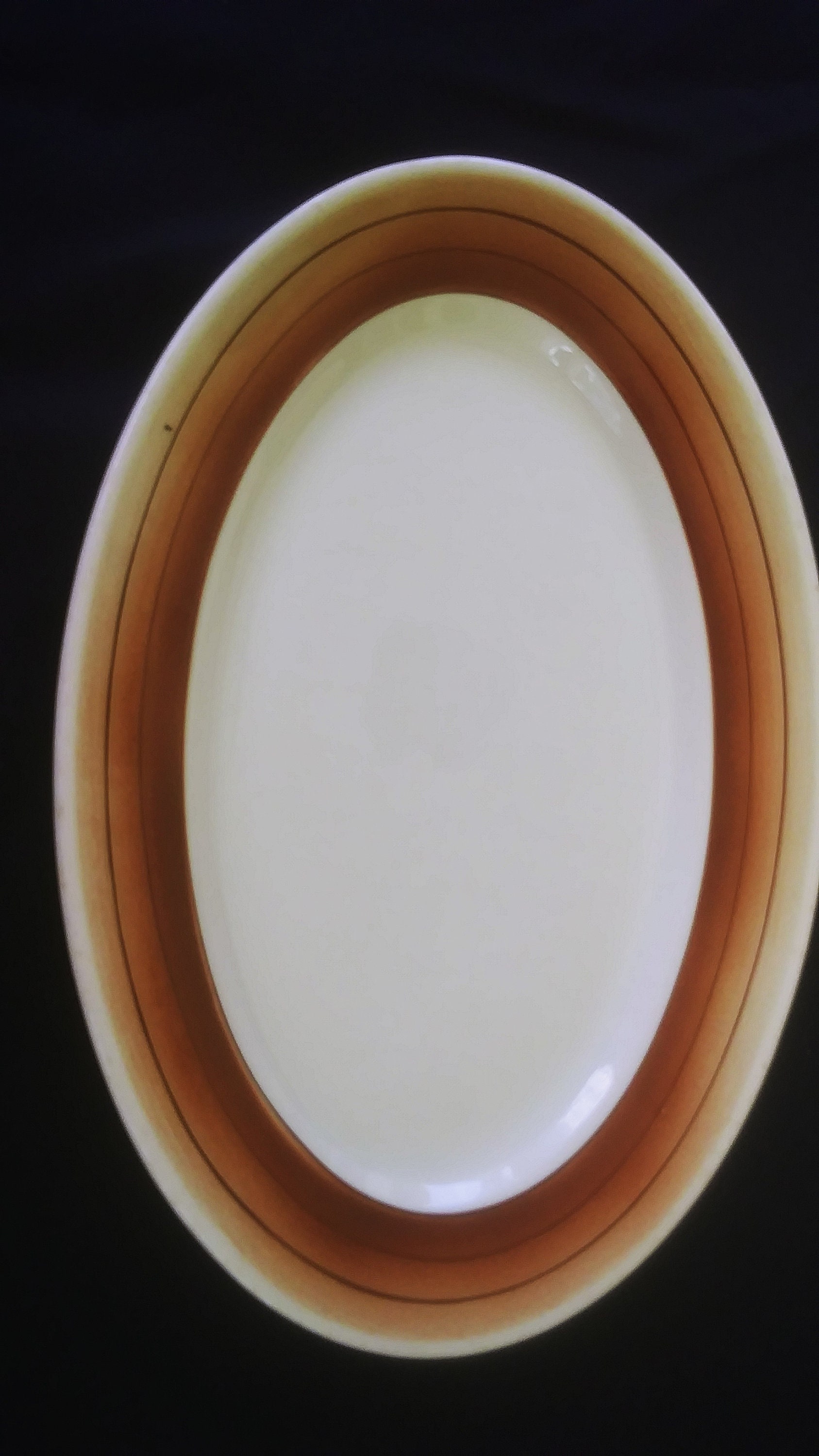 Vintage Sterling Vitrified Oval Diner Style Plate. - Etsy