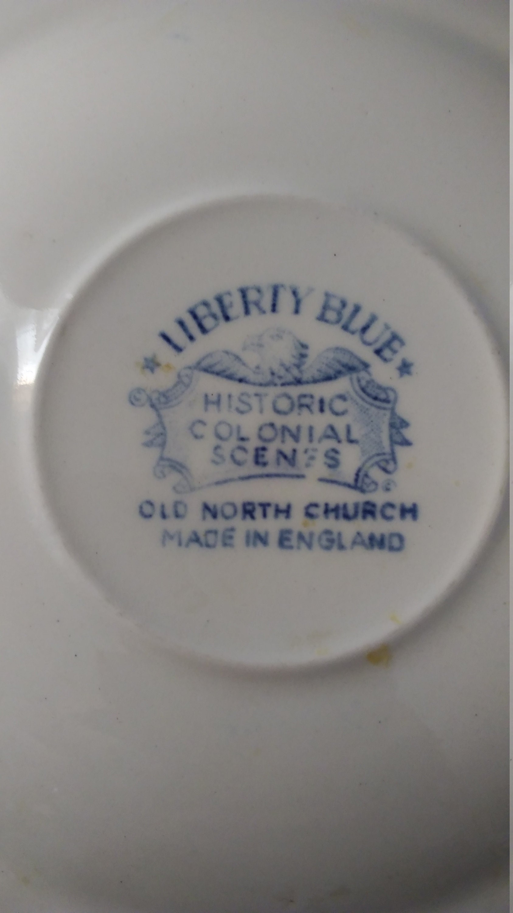 Vintage Liberty Blue Saucers Historic Colonial Scenes - Etsy