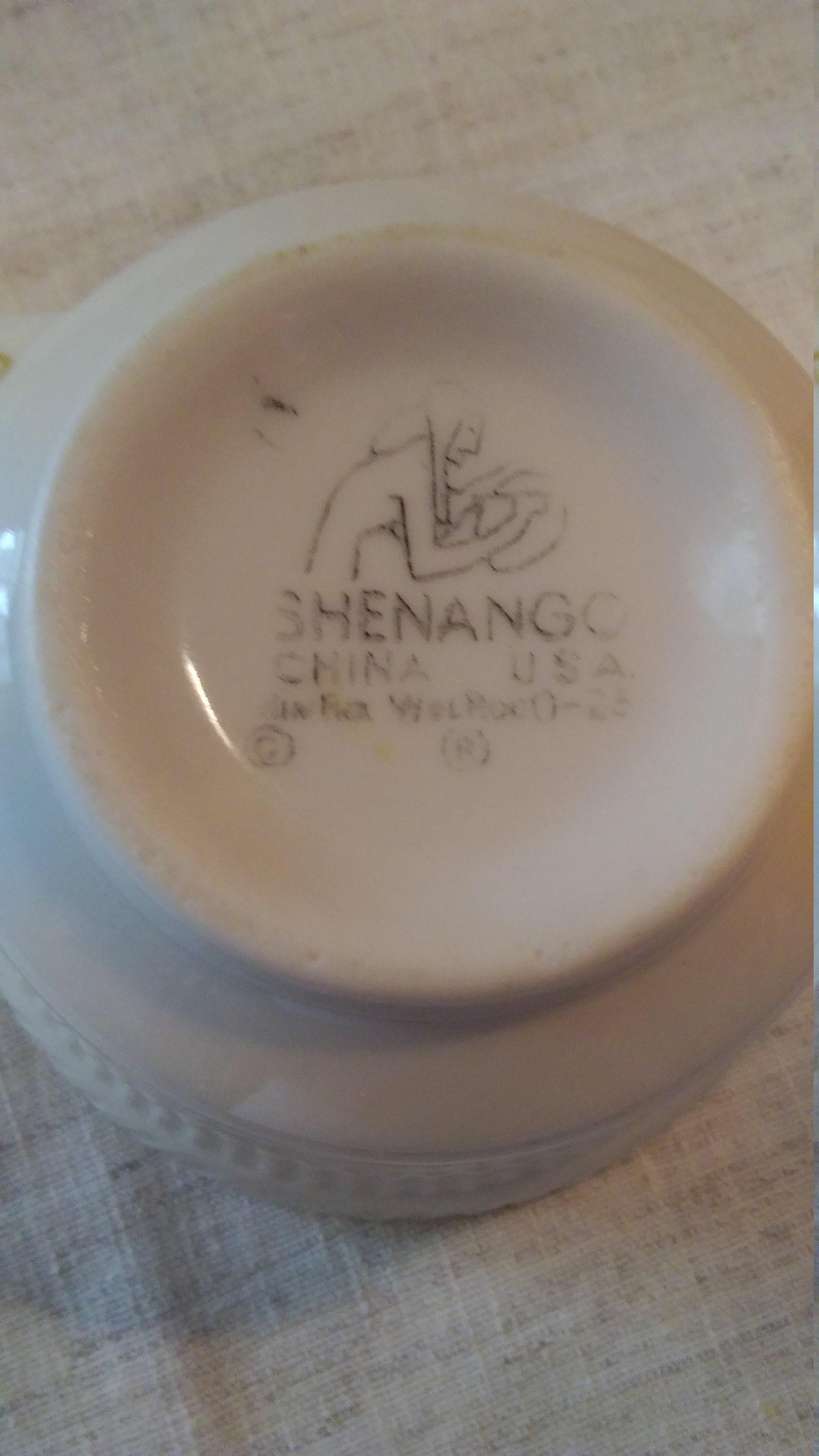 Vintage Shenango China Tea Cup: 1950s Buckingham Pattern, Greek Key ...