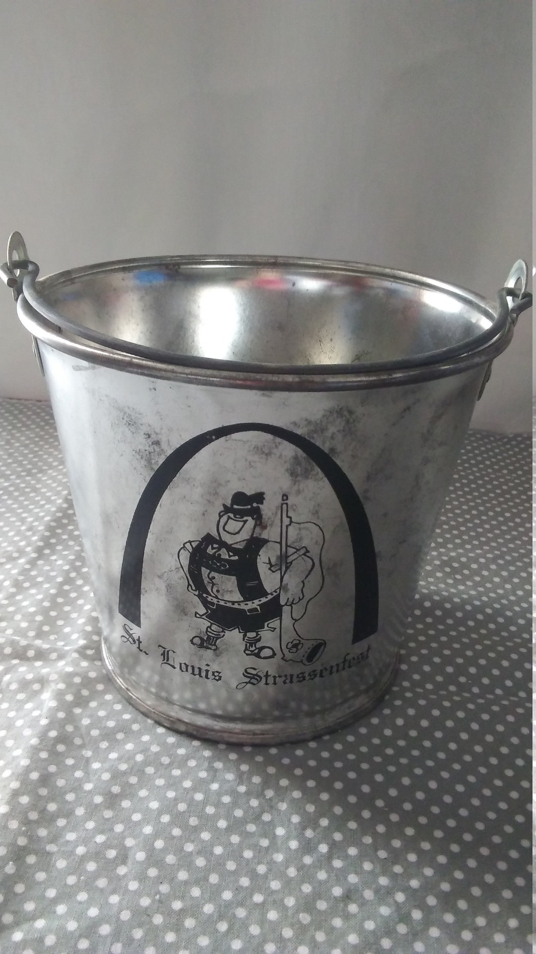 Vintage Metal Beer Bucket, Strassenfest St. Louis, Missouri. - Etsy