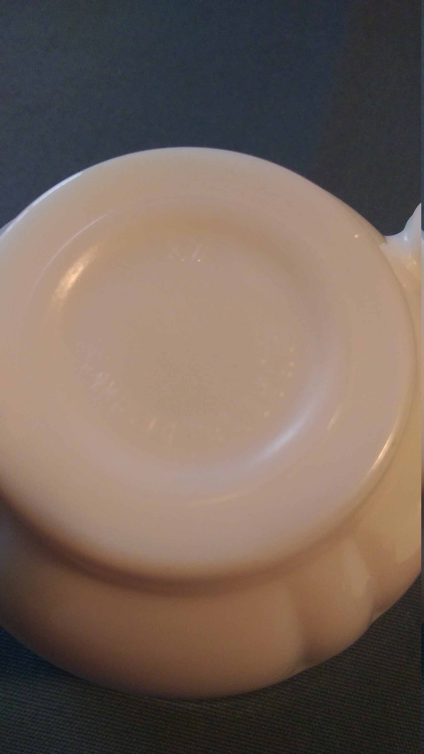 Vintage Arcopal, France Tea/coffee Cup and Saucer, Milk Glass, Floral ...
