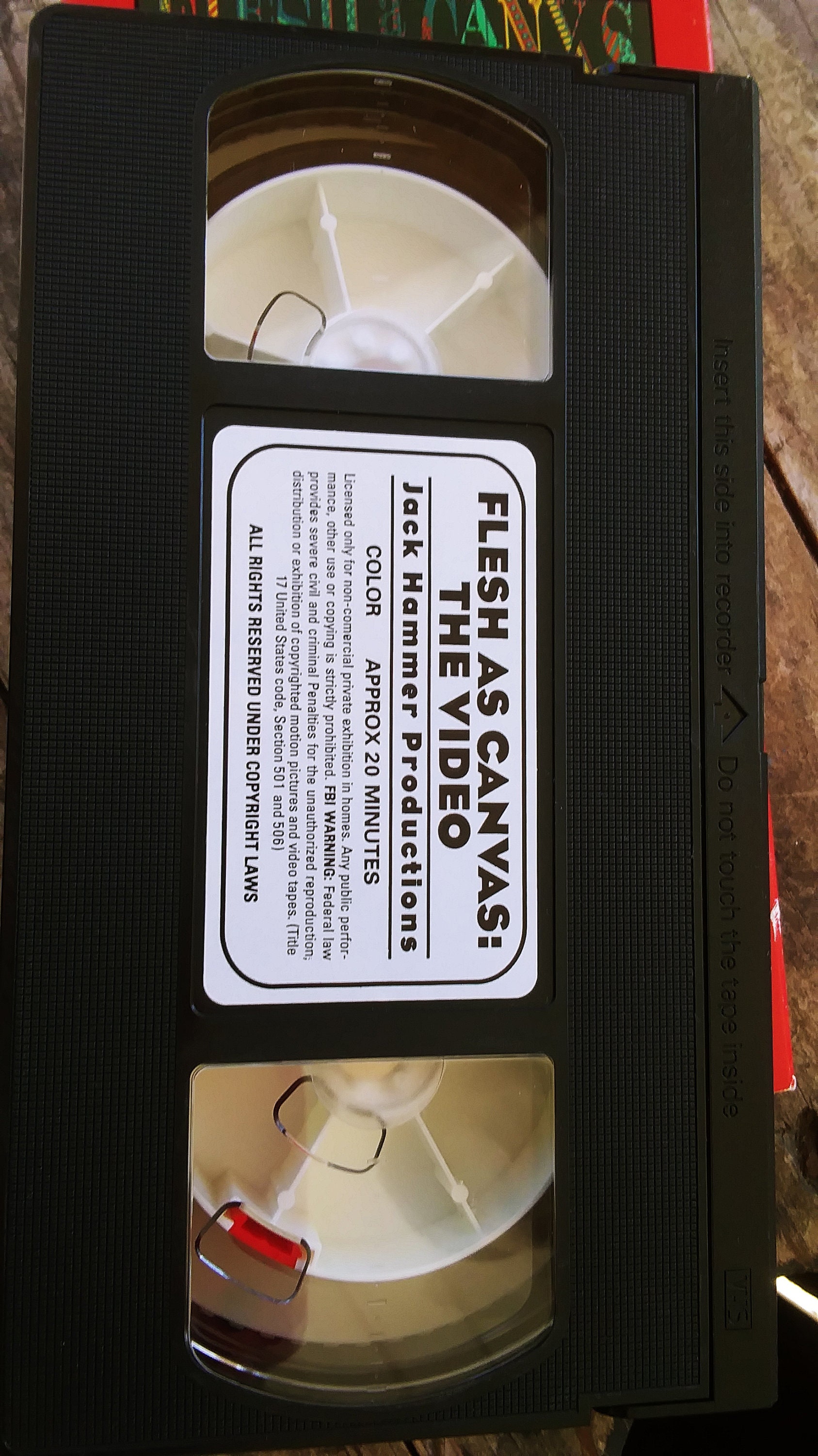Vintage VHS Tape: Flesh as Canvas Tattoo Video. - Etsy