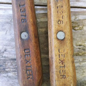 Vintage Dexter Kitchen Knife With Carbon Steel Blade, Wooden Handle - Etsy