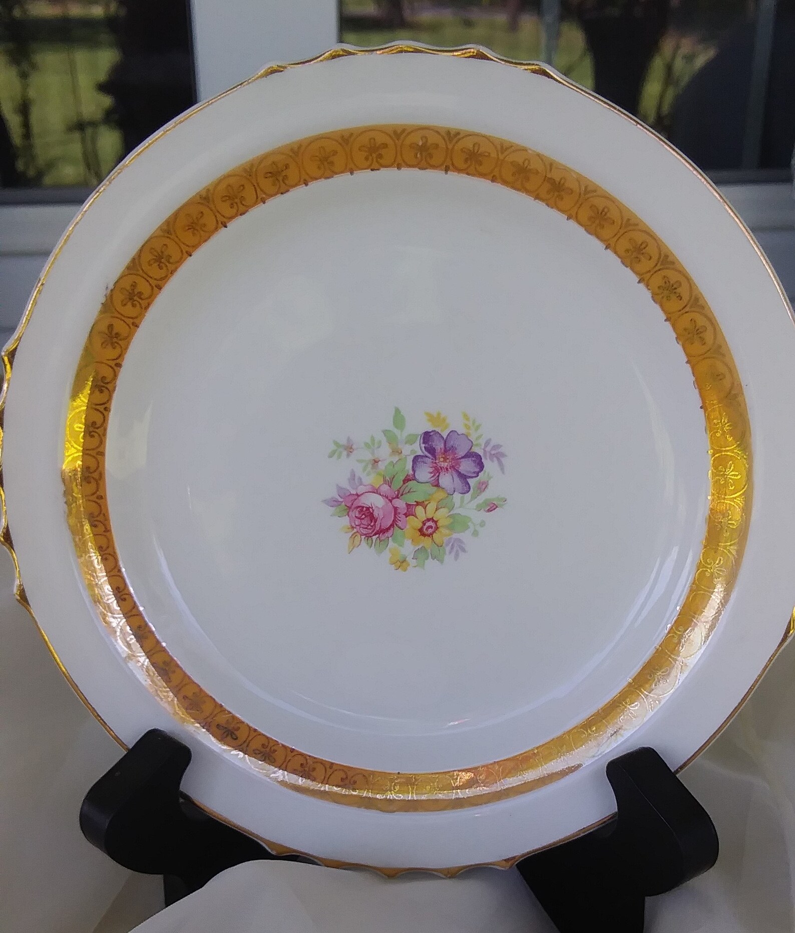 Vintage Small Bread Plate by French Saxon China Co. Nat. Brotherhood ...