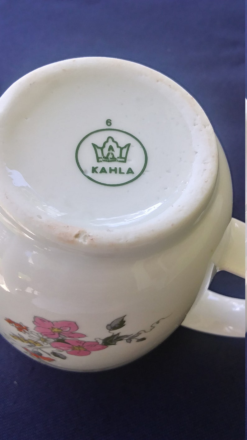 Vintage Kahla East Germany Floral Creamer and Sugar Dishes. - Etsy Canada