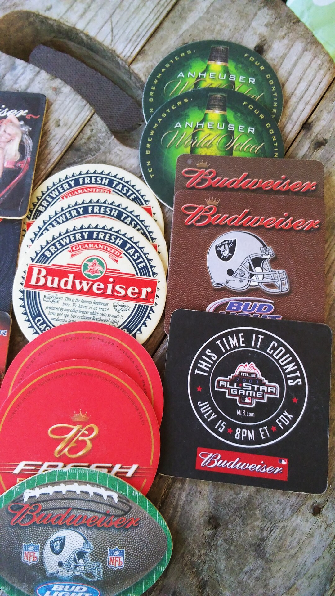 Vintage Budweiser Coasters - Etsy