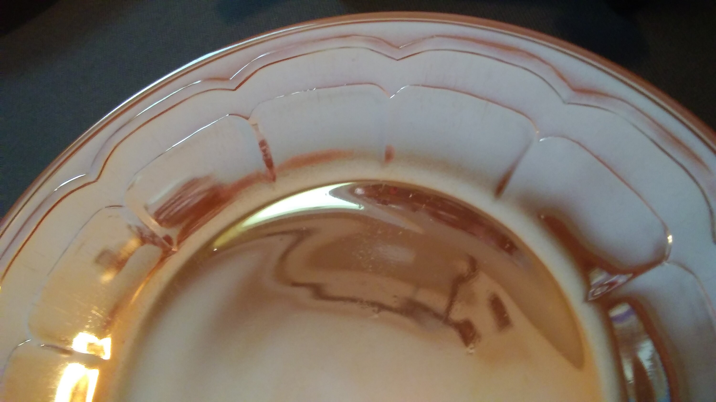 Vintage Termocrisa Peach Lusterware Lunch Plates. - Etsy