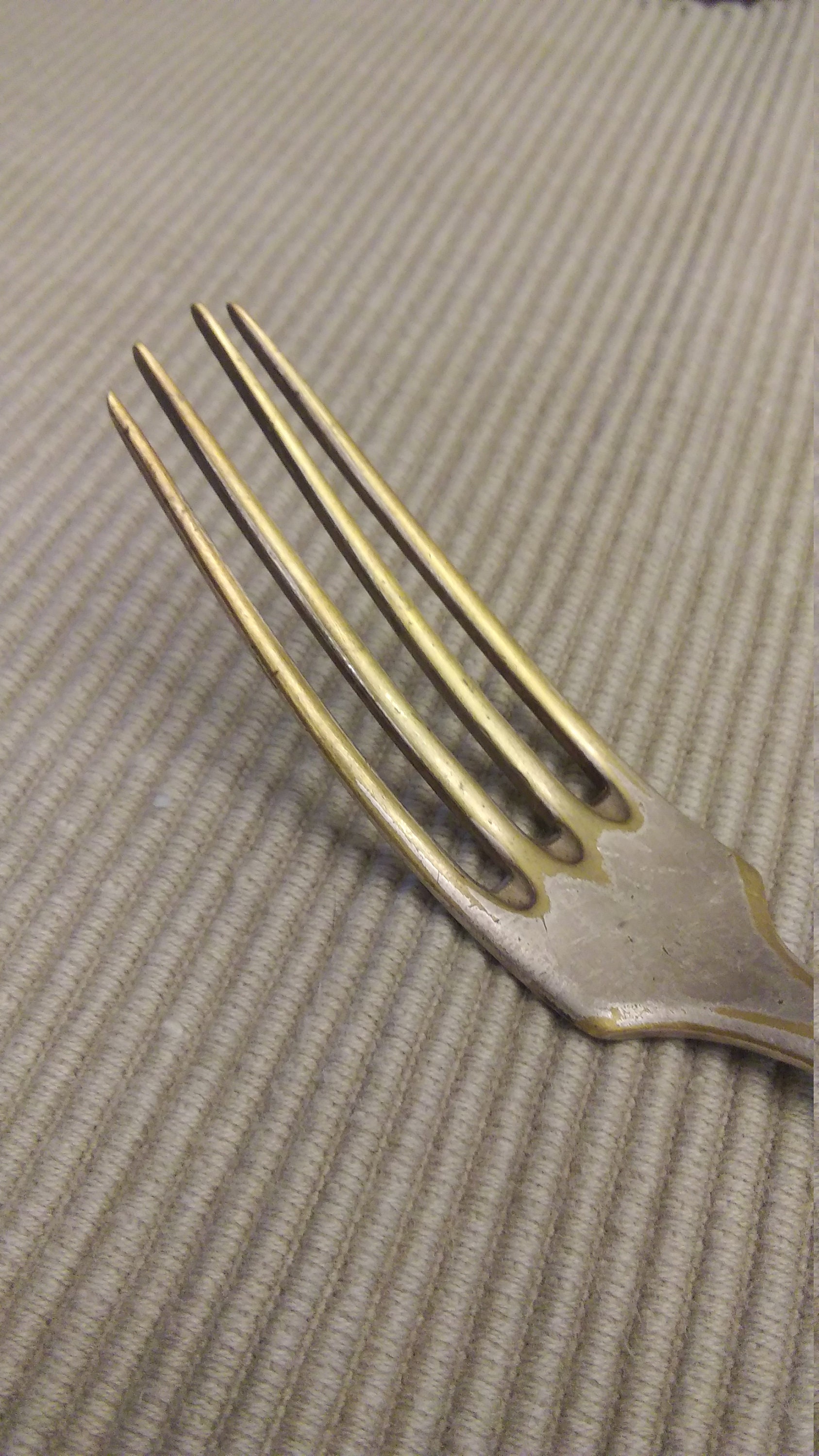 Polish Fraget N Plaque Silver Plated Serving Fork From the Late 1800's ...