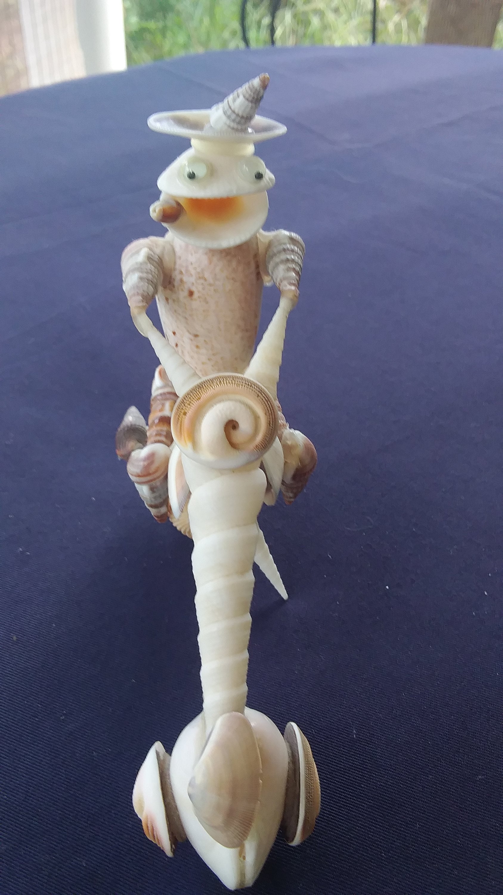 70's Handmade Seashell Biker Pair - Etsy