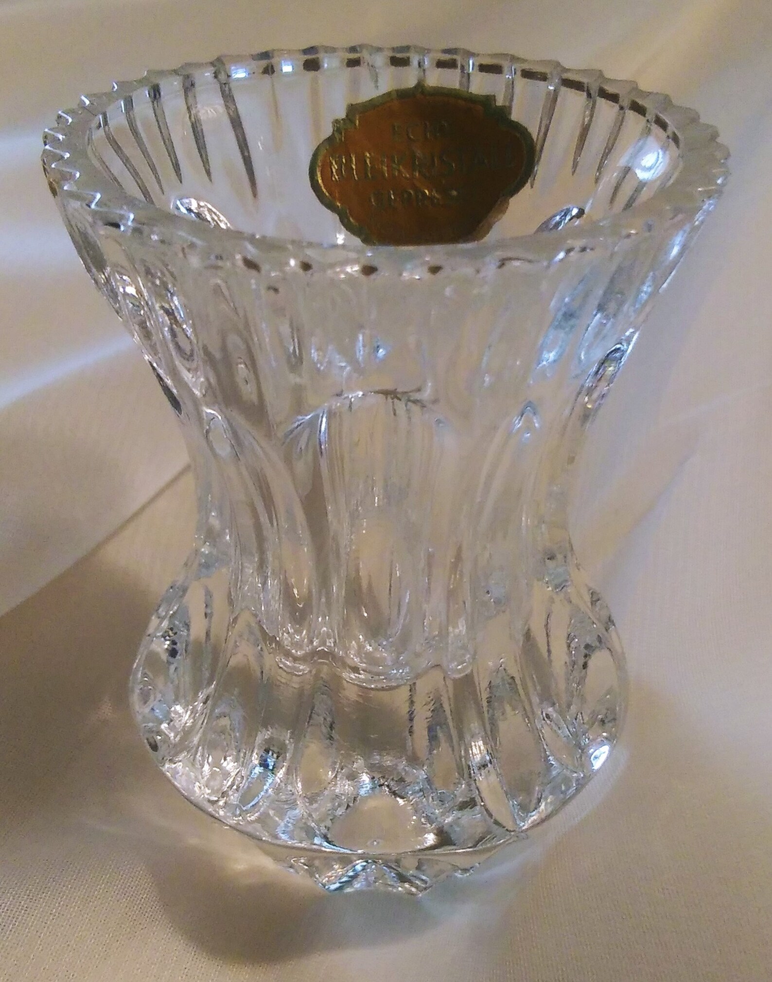 Vintage Tiny Crystal Vase West Germany. - Etsy