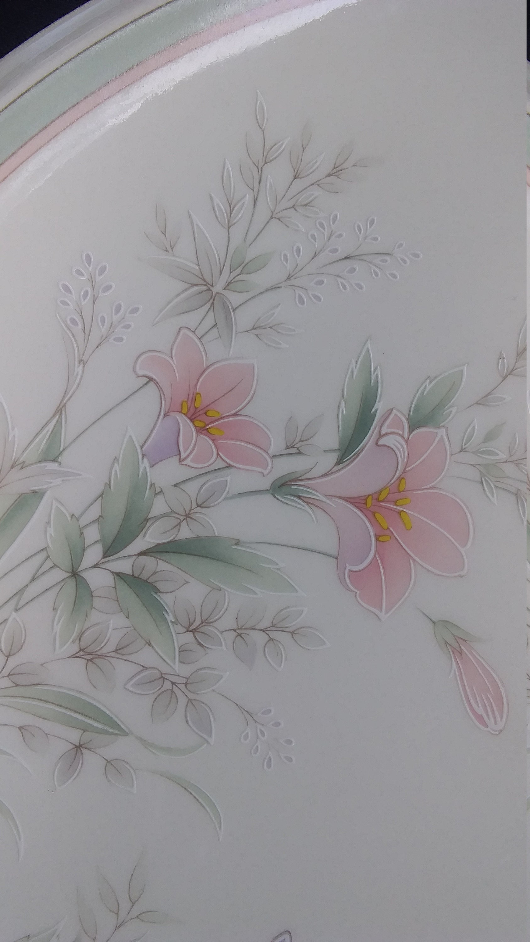 Vintage Serving Round Serving Platter, Noritake, Keltcraft, Misty Isle ...