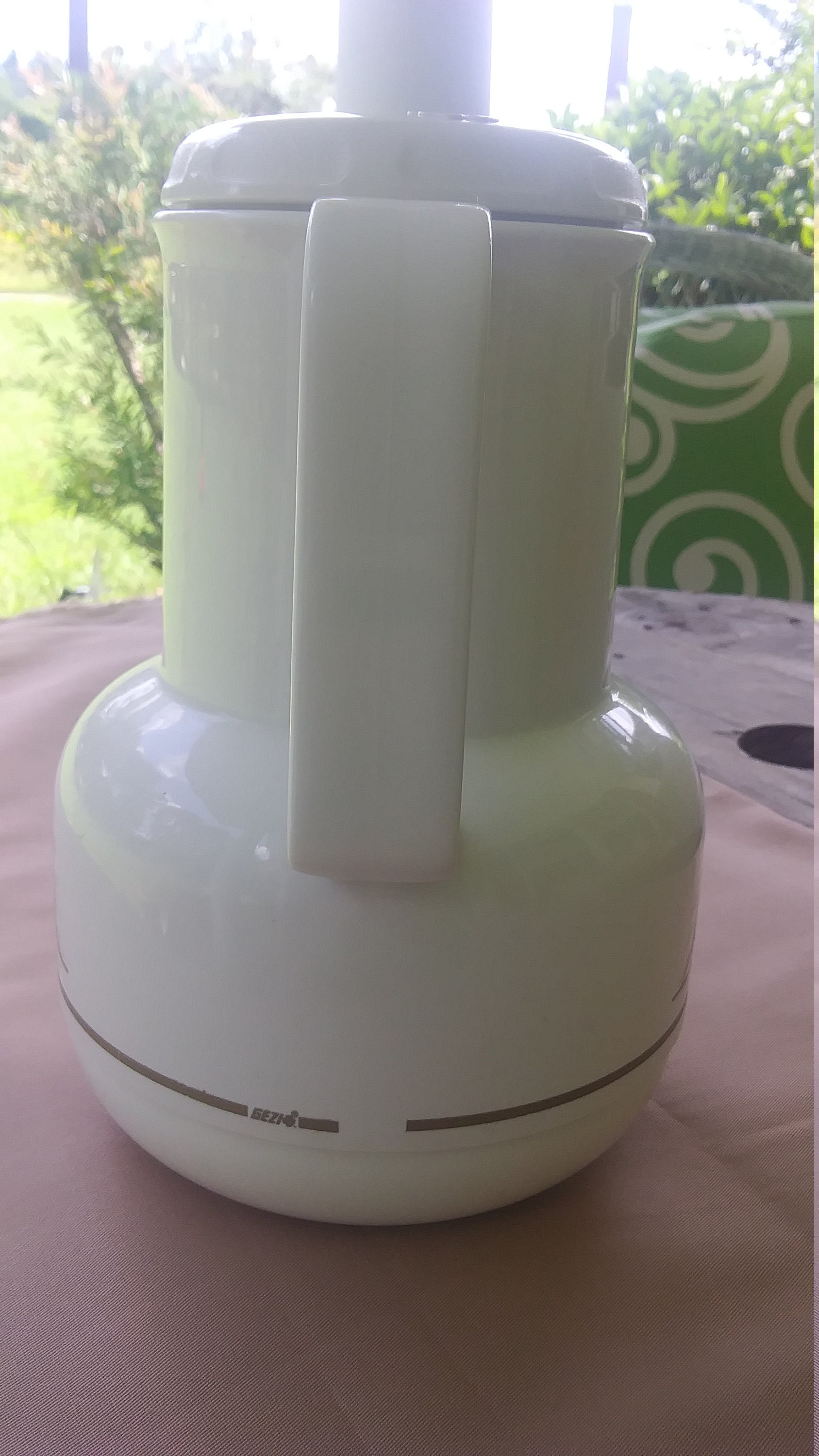 West German Gezi Carafe/thermos From the 70's. White With Pretty Little ...