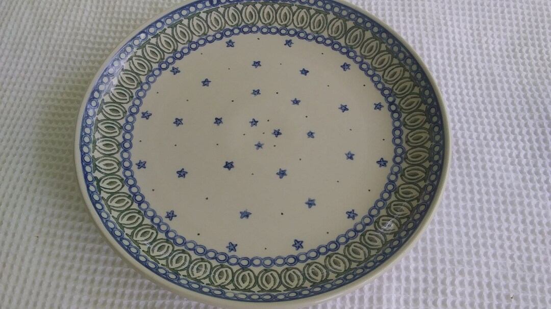 Vintage Large Polish Plate, Hand Painted. - Etsy