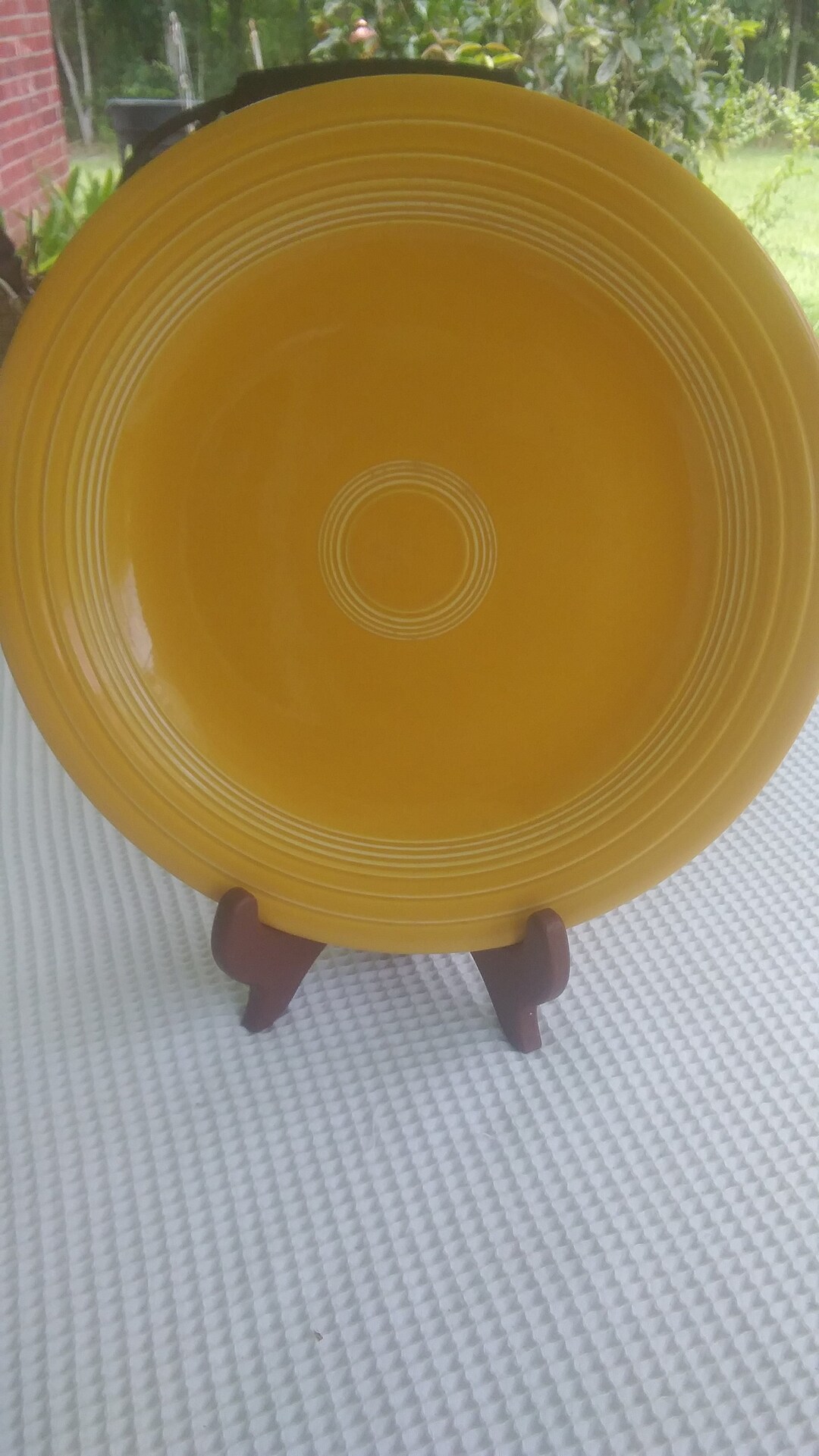 Vintage Fiesta Yellow Dinner Plate by Homer Laughlin. - Etsy