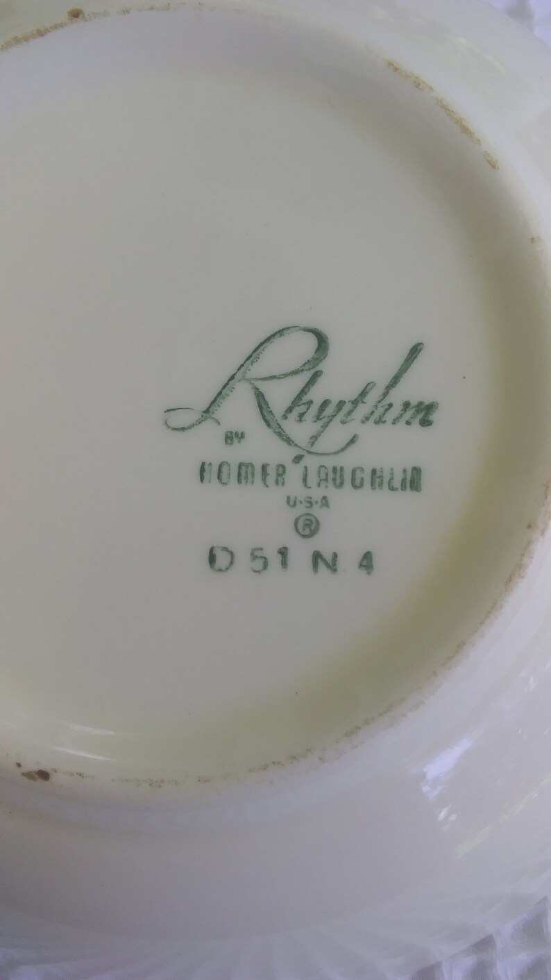Vintage Homer Laughlin Berry/desert Bowl rythm , Apple Blossoms. - Etsy