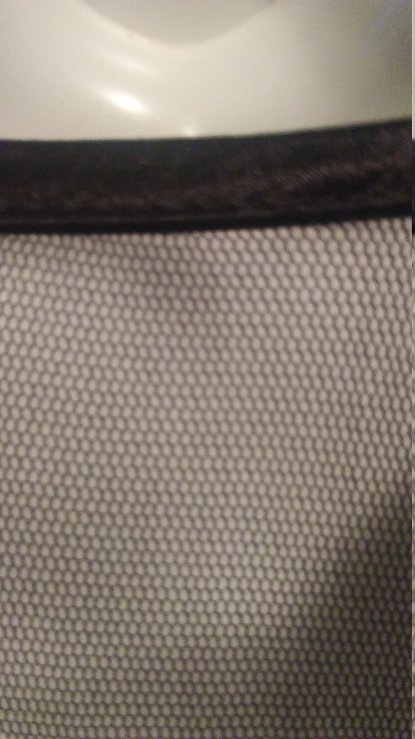 Vintage Tunic Style Black Shirt Fishnet Type Material With White ...