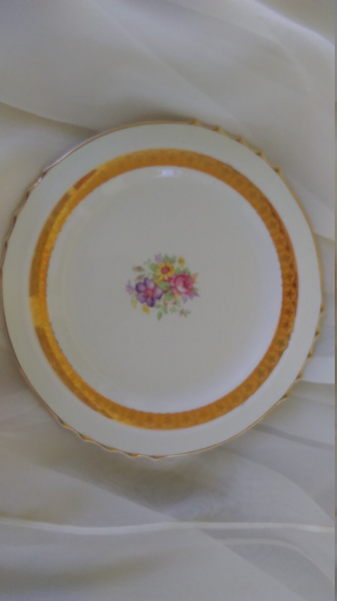 Vintage Small Bread Plate by French Saxon China Co. Nat. Brotherhood ...