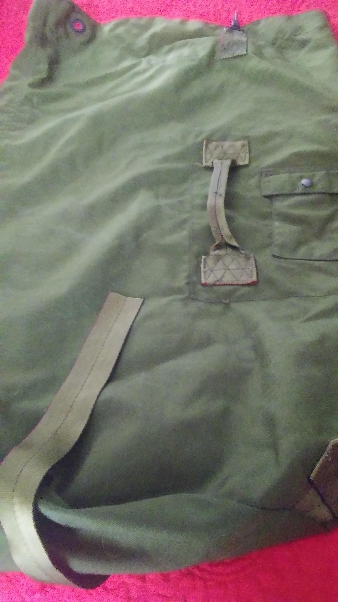 Vintage US Military Duffel Bag, Army Green. - Etsy