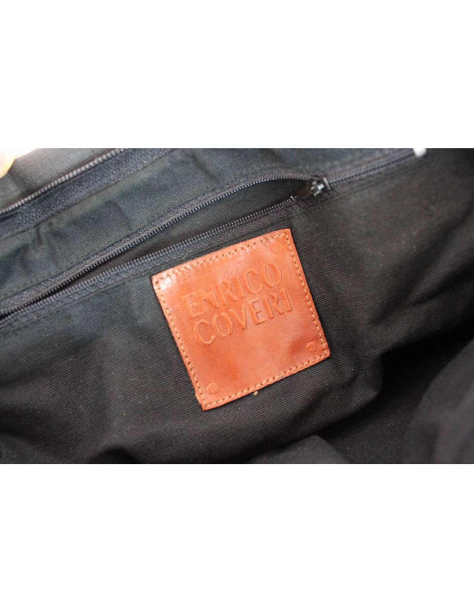 Enrico Coveri Vintage Shoulder Bag Canvas Black - Etsy