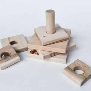 Shape Sorter - Star Stacker - Etsy