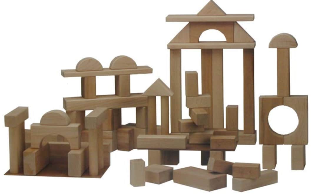 68 Piece Deluxe Block Set - Etsy