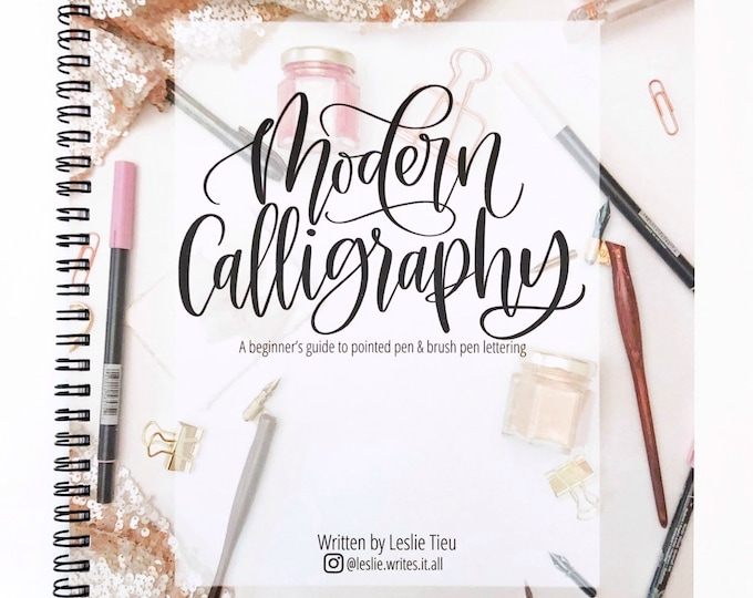 Modern Calligraphy KIT: Includes 1 Book and 2 Pens (plus Bonus Large ...