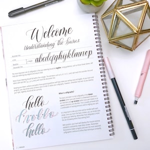 Modern Calligraphy KIT: Includes 1 Book and 2 Pens (plus Bonus Large ...