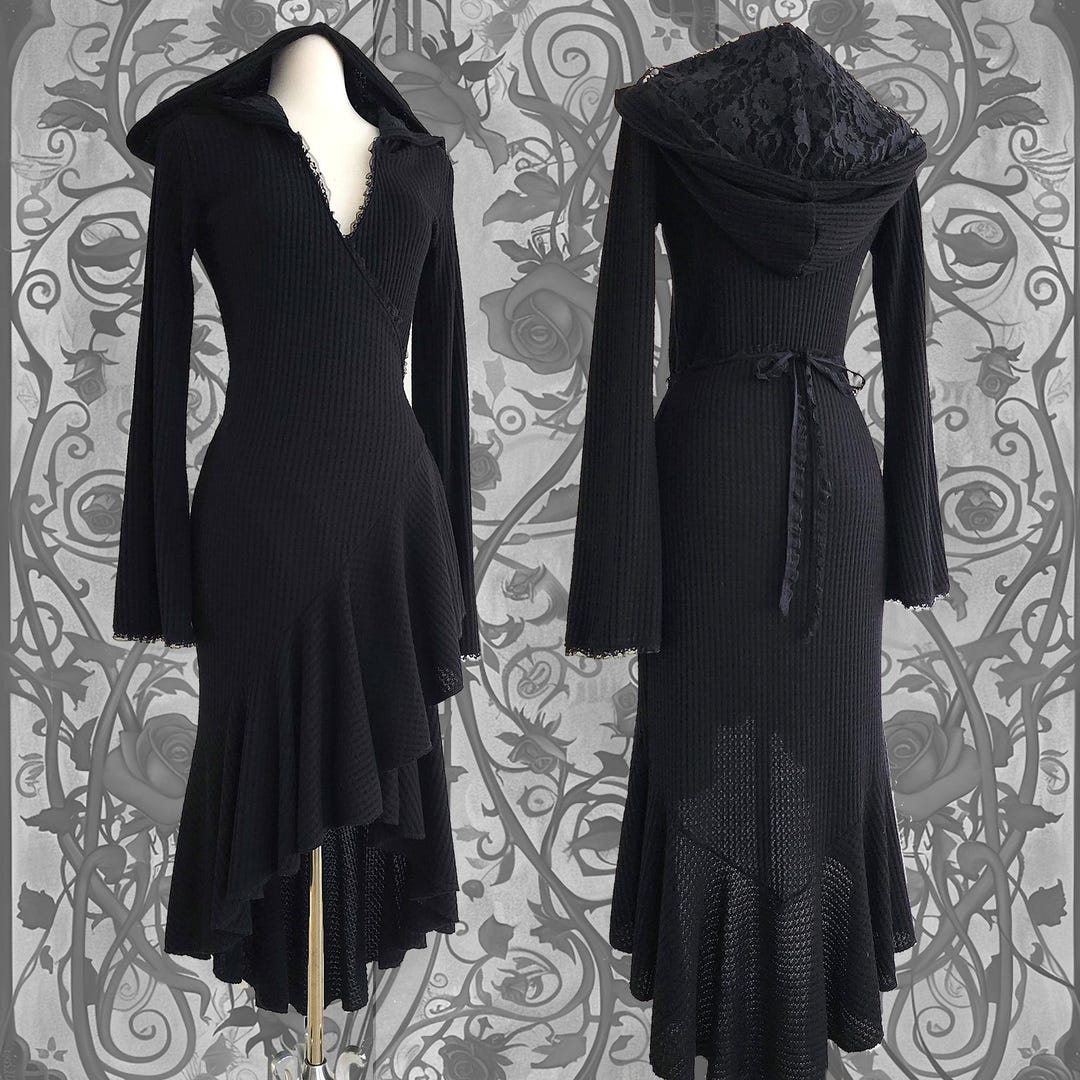 Ceremonial Magick Witch Robe / Fairy Coat / Ritual Robe / Wicca Cloak ...