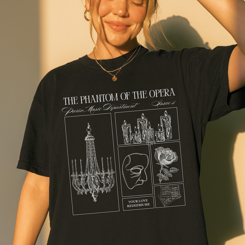 Phantom Gothic Tee - Etsy