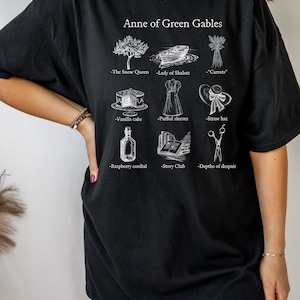 Anne of Green Gables Icon Chart Tee Shirt Tshirt * Cottagecore Anne ...