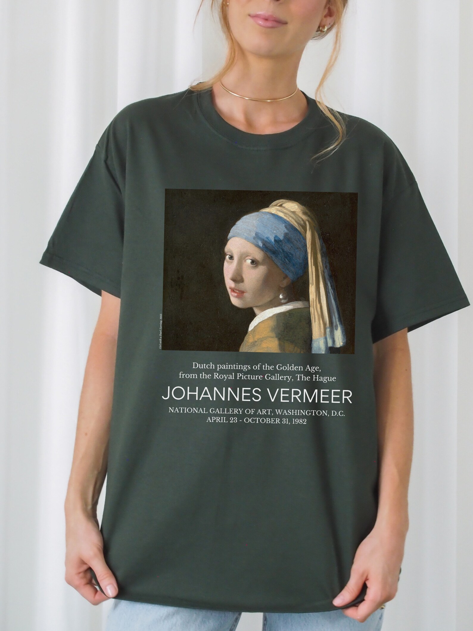 Johannes Vermeer Girl With a Pearl Earring Art History Dark - Etsy