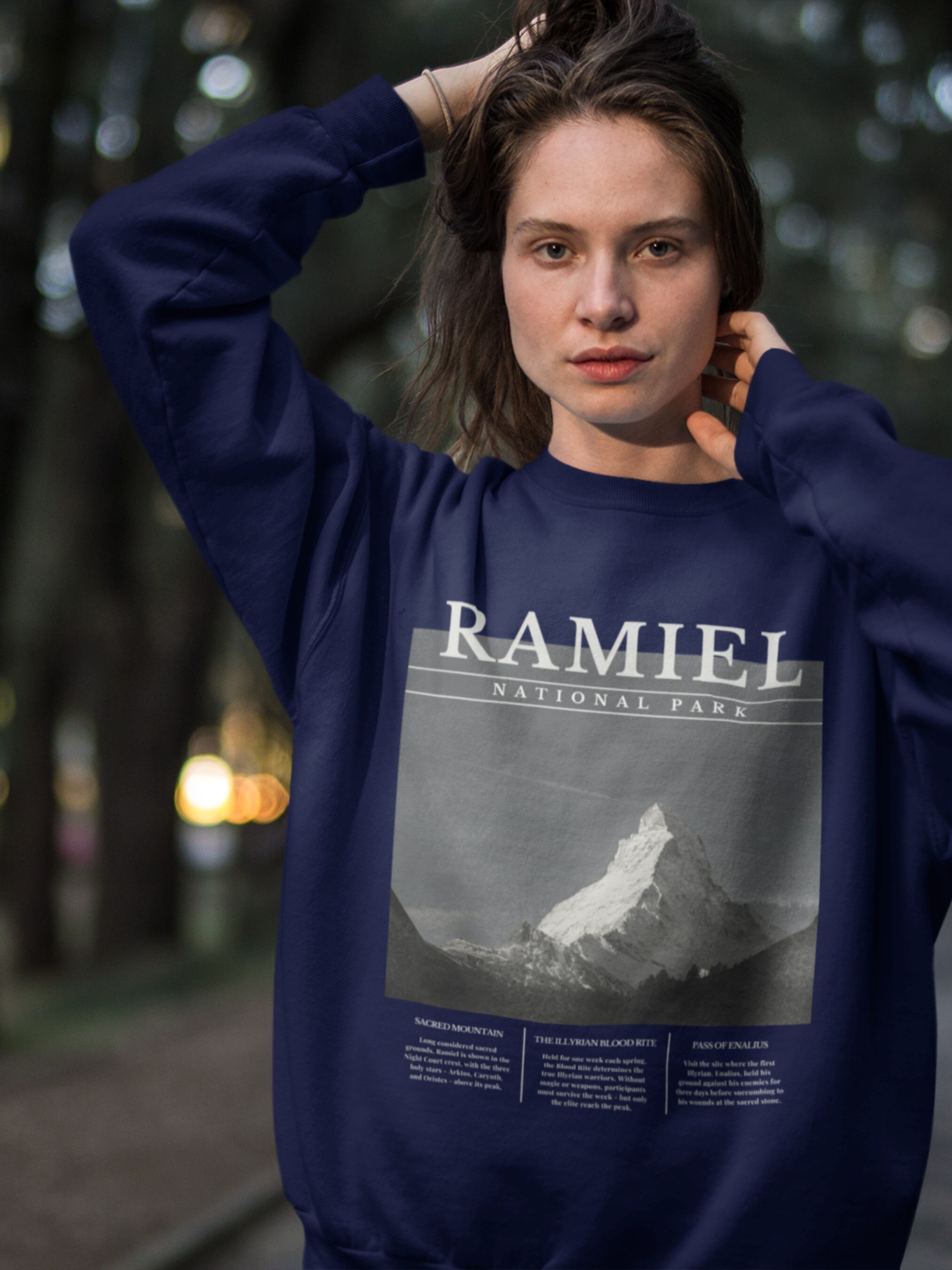 ACOTAR ACOSF Ramiel National Park Sweatshirt Blood Rite Valkyries Nesta ...