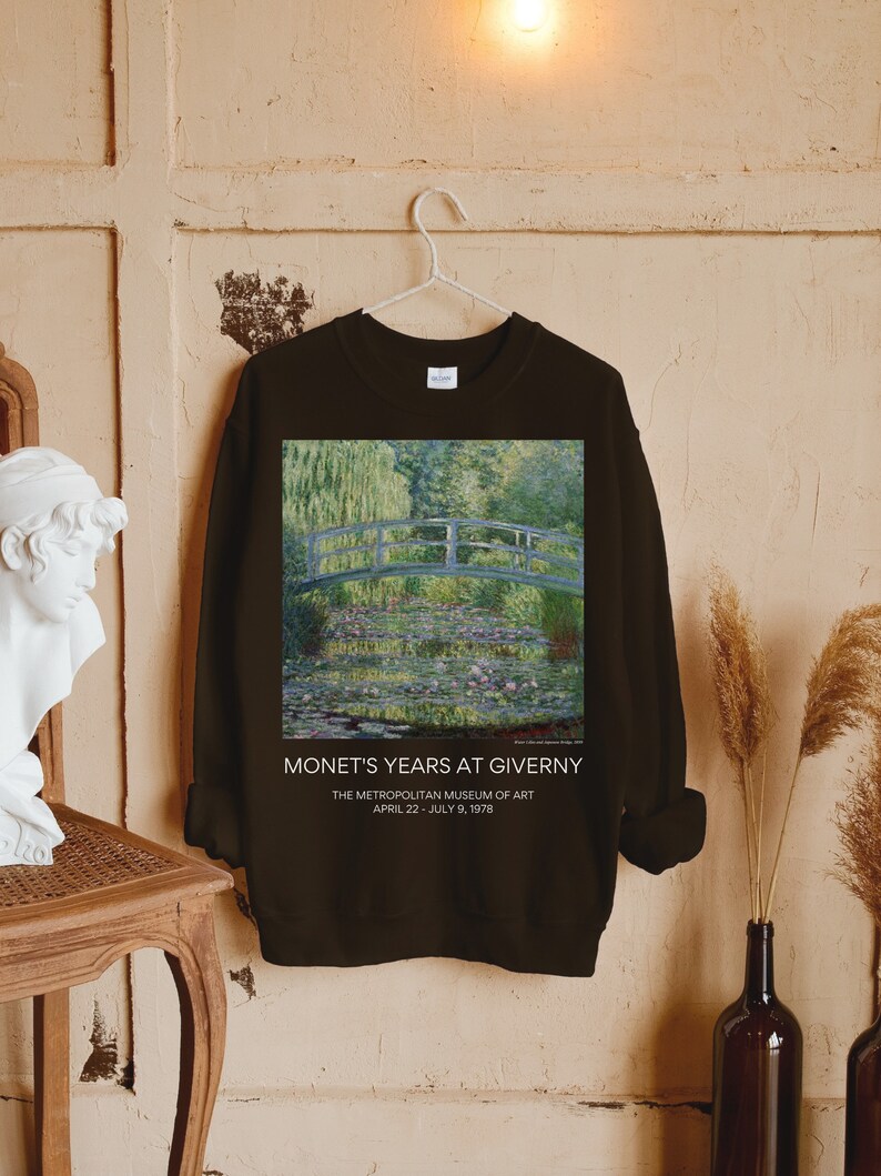 Claude Monet Japanese Bridge Water Lilies Art History Sweatshirt ...