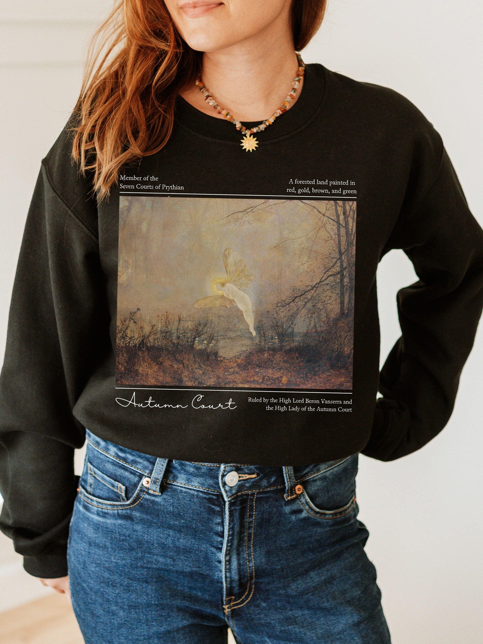 ACOTAR A Court of Thorns and Roses SJM Merch Sweatshirt Autumn Court ...