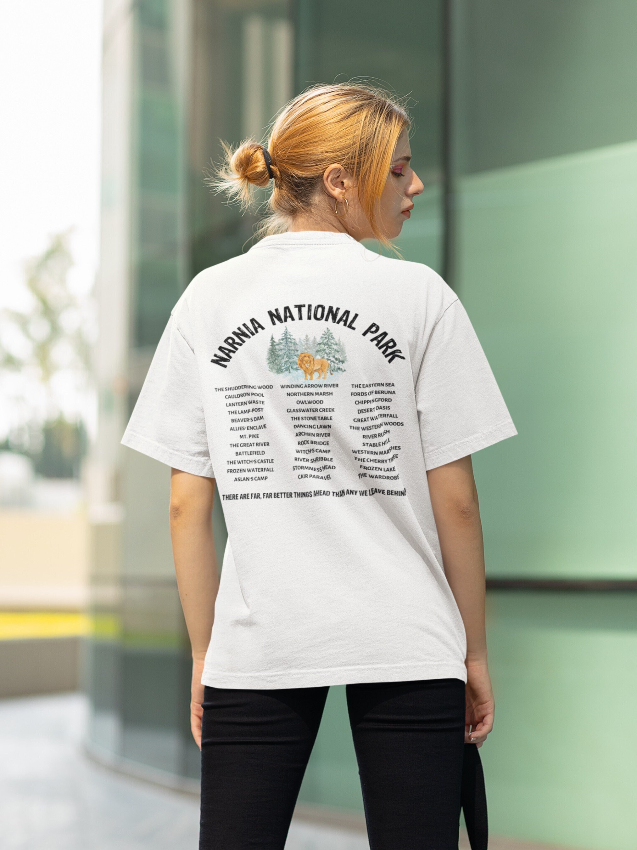 Narnia Fictional National Park Retro Minimalist Aesthetic Tee Shirt ...