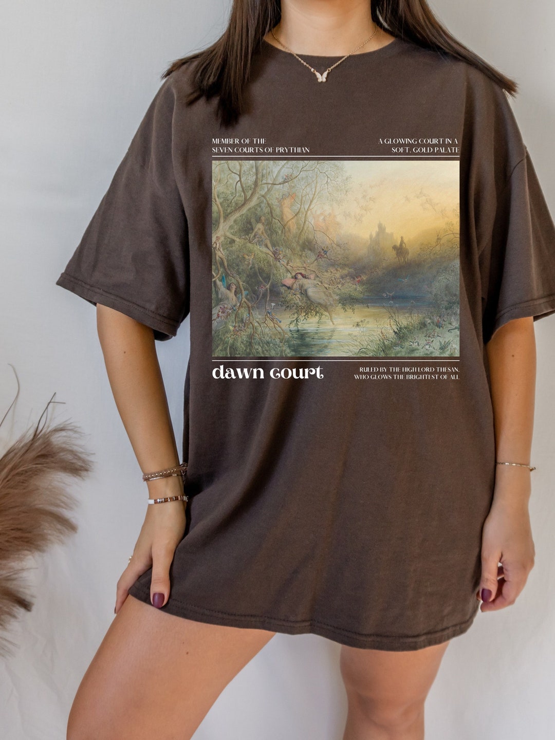 ACOTAR ACOMAF Dawn Court SJM Merch Tee Shir Tshirt * Inner Circle Feyre ...