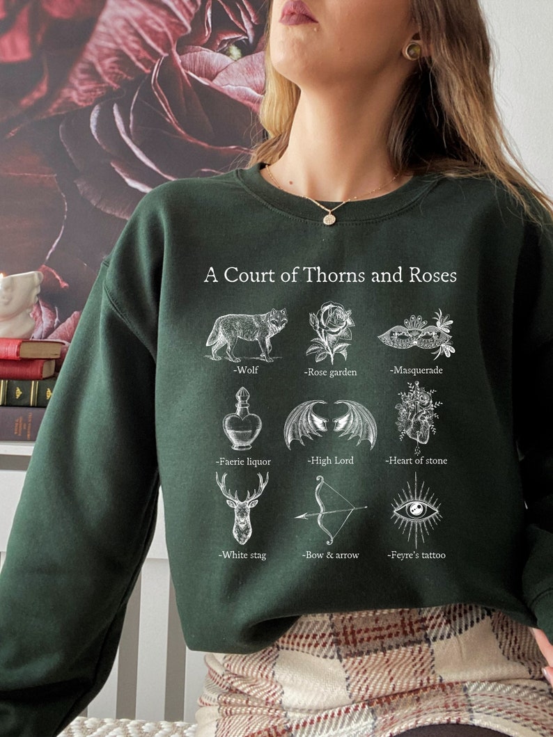 ACOTAR ACOMAF Icon Chart SJM Merch Sweatshirt Inner Circle - Etsy